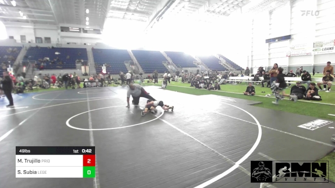 49 lbs Semifinal - Mason Trujillo, Pride Wrestling vs Samuel Subia ...