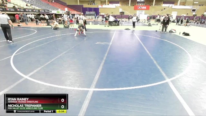 190 lbs Cons. Round 1 - Ryan Rainey, Warrior Trained Wrestling vs ...