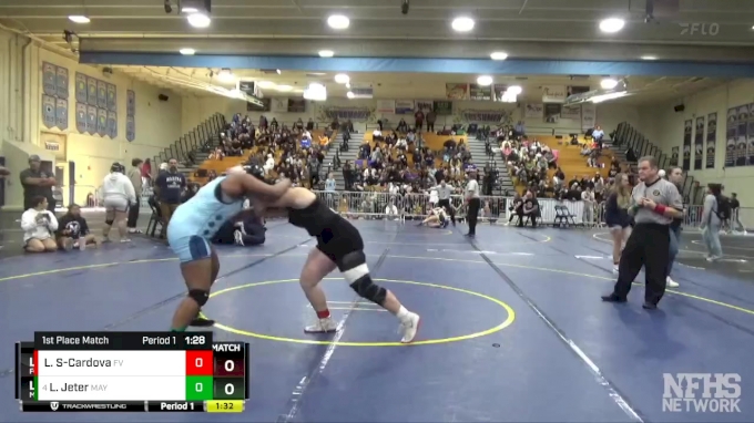 190 lbs 1st Place Match - Larri Jeter, Mayfair vs Laiyah Stoddart ...