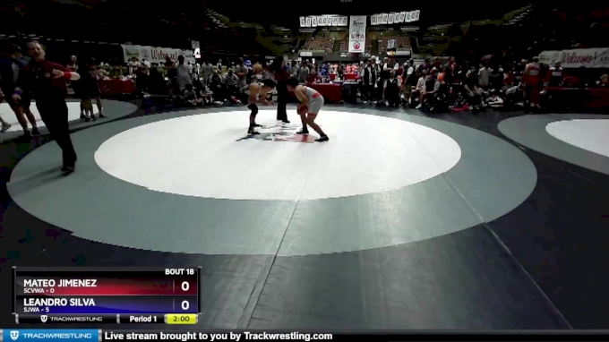 187 lbs Placement Matches (8 Team) - Mateo Jimenez, SCVWA vs Leandro ...