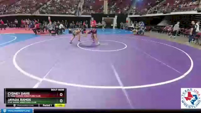 145 lbs Round 2 - Cydney Davis, El Paso Supers Wrestling Club vs Jayada ...