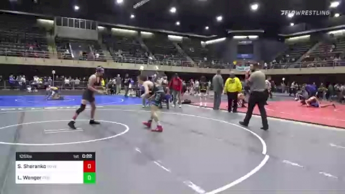 125 lbs Quarterfinal - Silas Sheranko, Dover vs Luke Wenger, Philadelphia