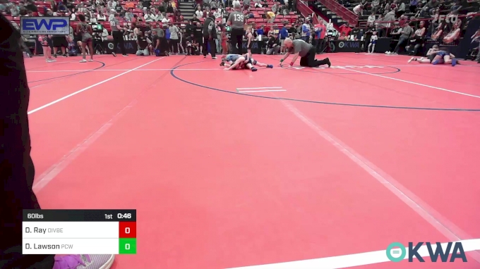 60 lbs 3rd Place - Daxton Ray, Division Bell Wrestling vs Drew Lawson ...