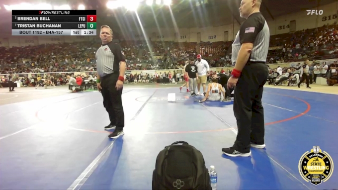 B4A-157 lbs Quarterfinal - Tristan Buchanan, Lexington/Purcell vs ...