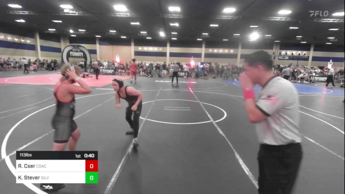 113 lbs Consolation - Rhodes Cser, Coachella Valley WC vs Kyler Stever ...