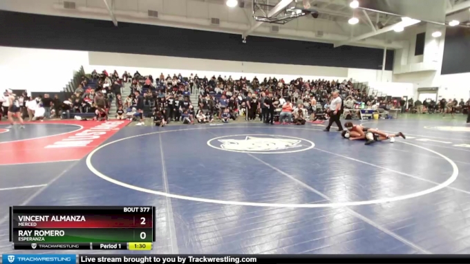 152 lbs Champ. Round 2 - Ray Romero, Esperanza vs Vincent Almanza, Merced