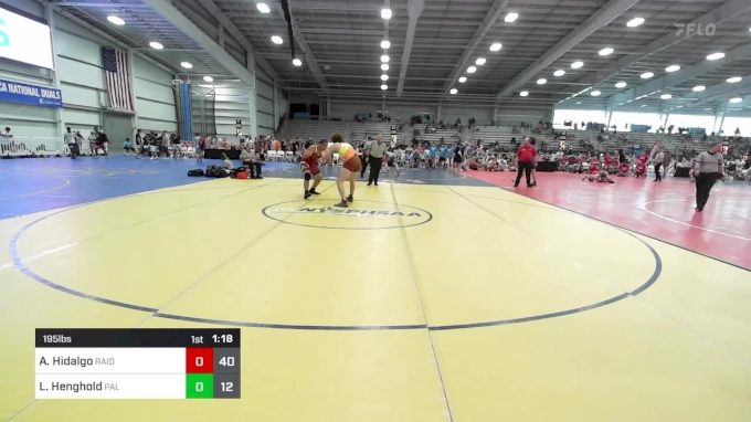 195 lbs Rr Rnd 2 - Aren Hidalgo, Raider Wrestling Club vs Logan ...