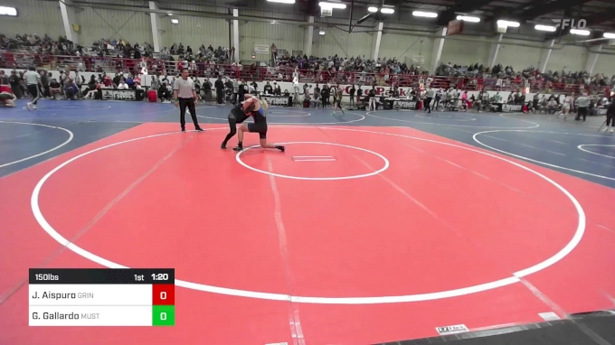 150 lbs Semifinal - Jesus Aispuro, Grindhouse WC vs Gabriel Gallardo ...