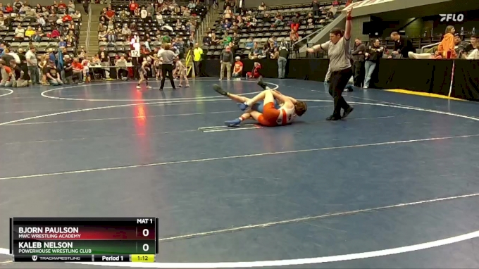 140 lbs Cons. Semi - Bjorn Paulson, MWC Wrestling Academy vs Kaleb ...