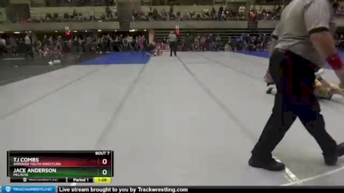 90 lbs Champ. Round 1 - Jace Anderson, Melrose vs Tj Combs, Andover ...