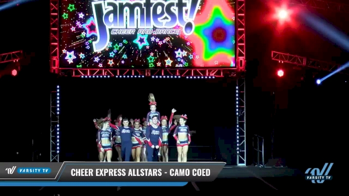 Cheer Express Allstars - Camo Coed [2018 Senior Coed - Medium - A 4 Day ...