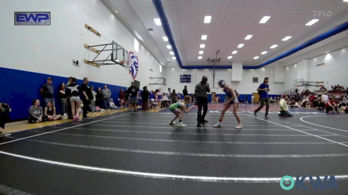 80 lbs Rr Rnd 2 - Reese Kreke, Choctaw Ironman Youth Wrestling vs ...
