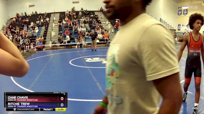 132 lbs 1st Place Match - Zane Chavis, Sons Of Thunder Wrestling vs ...
