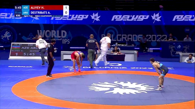 65 kg 1/8 Final - Haji Aliyev, Azerbaijan vs Agustin Alejandro ...