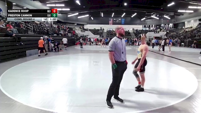 157 lbs Cons. Round 4 - Kadence Roop, Northeastern Oklahoma vs Preston ...