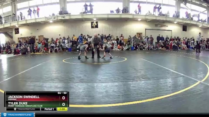50 lbs Champ. Round 2 - Jackson Swindell, Indiana vs Tyler Duke, Perry ...
