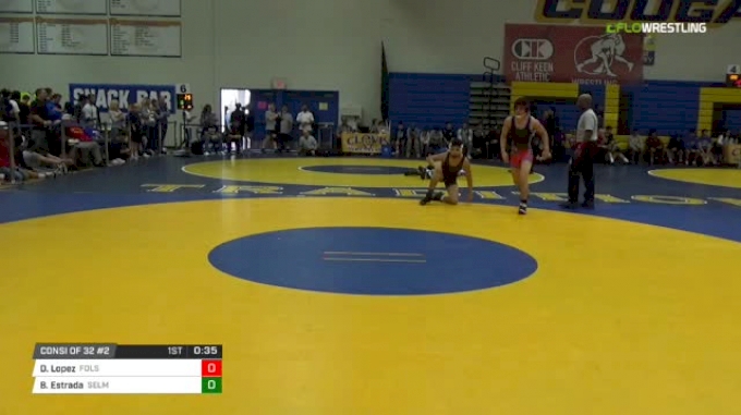 120 lbs Consi of 32 #2 - David Lopez, Folsom vs Blake Estrada, Selma