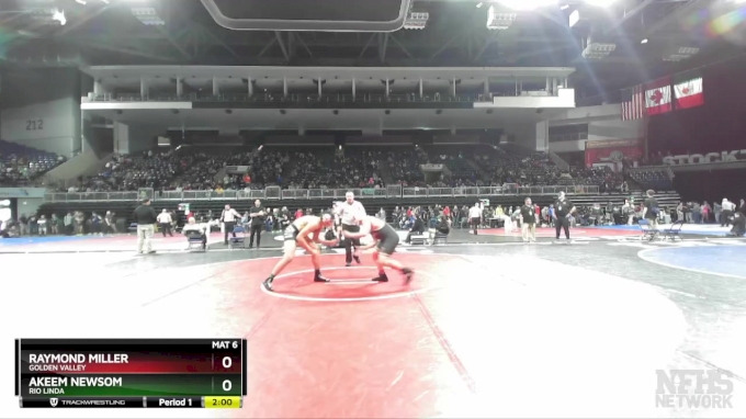 215 lbs Champ. Round 1 - Akeem Newsom, Rio Linda vs Raymond Miller ...