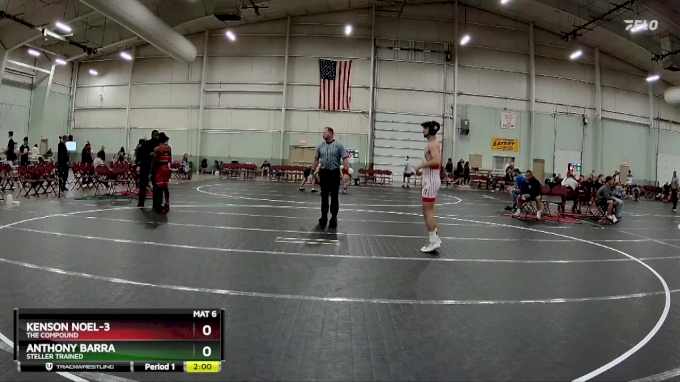 132 lbs Champ. Round 1 - Kenson Noel-3, The Compound vs Anthony Barra ...