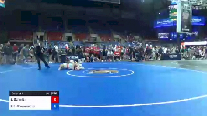 132 lbs Consi Of 4 - Ella Schmit, Iowa vs Taylor Fierbach-Graveman ...