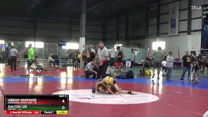 80 lbs Champ. Round 3 - Dalton Lee, Defiant vs Abram Whitaker ...