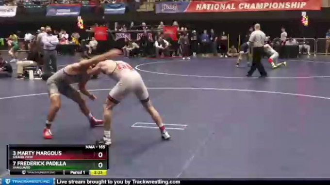 165 lbs Semifinal - 3 Marty Margolis, Grand View vs 7 Frederick Padilla ...