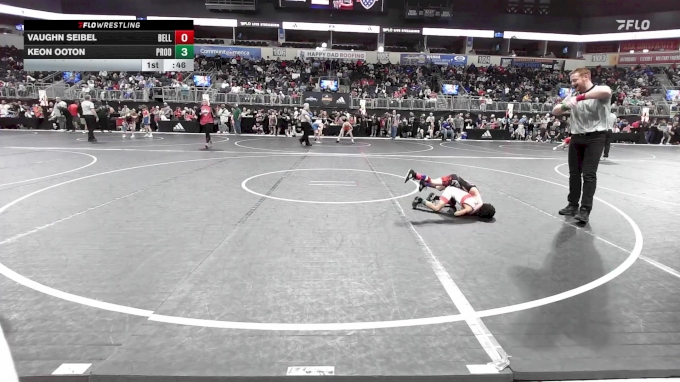 46 lbs Round Of 16 - Vaughn Seibel, Belleville Little Devils vs Keon ...