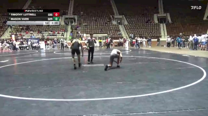 7A 132 lbs Quarterfinal - Mason Varn, Daphne vs Timothy Luttrell ...