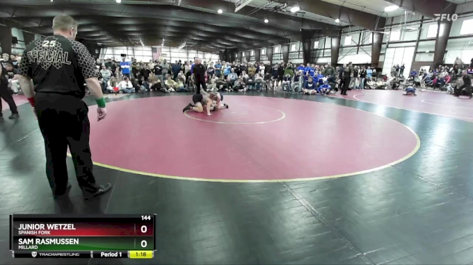 144 lbs 1st Place Match - Sam Rasmussen, Millard vs Junior Wetzel ...