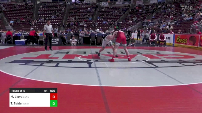 189 lbs Round Of 16 - Magnus Lloyd, General McLane vs Tucker Seidel ...