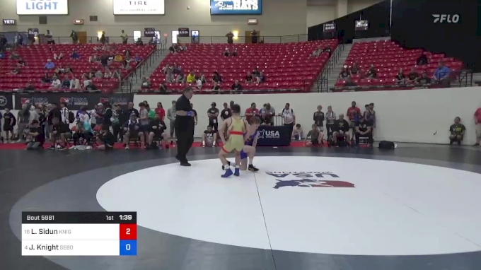 51 kg Cons 8 #2 - Landon Sidun, Knights Wrestling Club vs Jake Knight ...