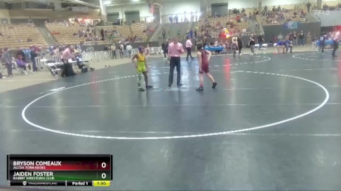 112 lbs Quarterfinal - Bryson Comeaux, Alcoa Tornadoes vs Jaiden Foster ...
