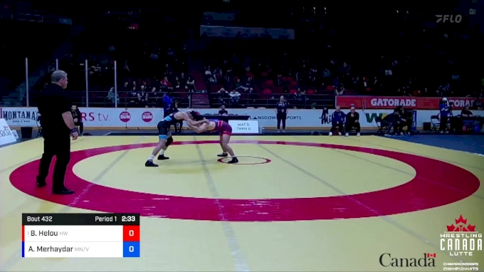 61kg Semifinal - Blayne Helou, Hamilton WC vs Abdoulla Merhaydar ...