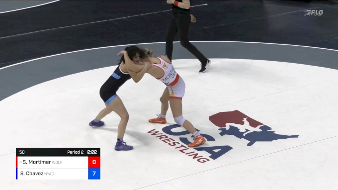 50 lbs 1st Place Match - Sage Mortimer, Titan Mercury Wrestling Club ...