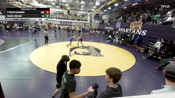 118 lbs Cons. Round 2 - Hank Zeiler, St. Ignatius vs Tyson Garner, Hamilton