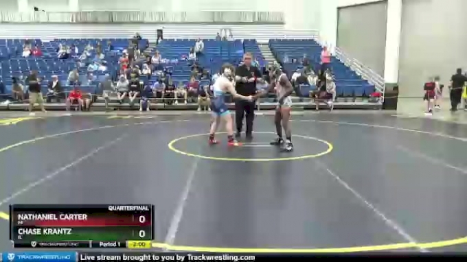 119 lbs Quarterfinal - Nathaniel Carter, MI vs Chase Krantz, IL