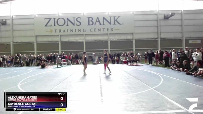 136 lbs Round 1 - Alexandra Gates, Aviator Grappling Academy vs ...
