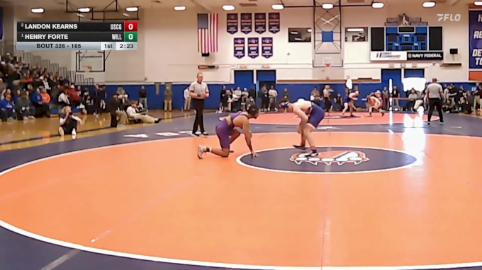 165 lbs 3rd Place Match - Landon Kearns, Coast Guard vs Henry Forte ...