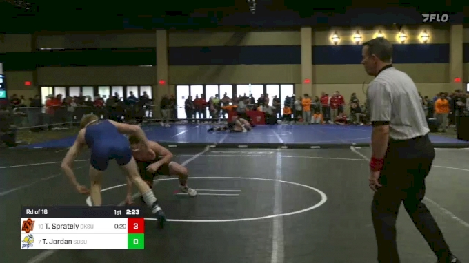 125 lbs Rd Of 16 - Troy Spratley, Oklahoma State vs Tanner Jordan ...
