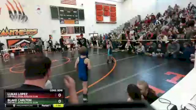 53-56 lbs Cons. Semi - Lukas Lopez, Greybull Basin Athletic Club vs ...
