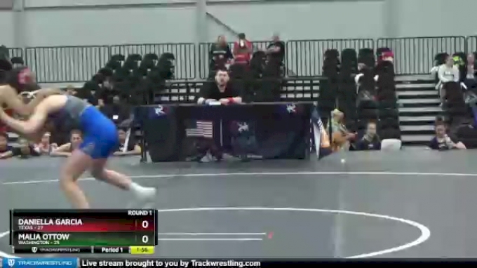 101 lbs Round 1 (8 Team) - Daniella Garcia, Texas vs Malia Ottow ...