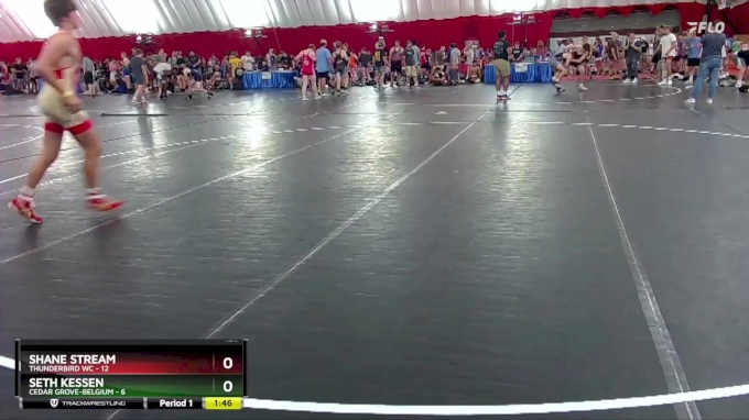 126 lbs Round 2 (6 Team) - Shane Stream, Thunderbird WC vs Seth Kessen ...