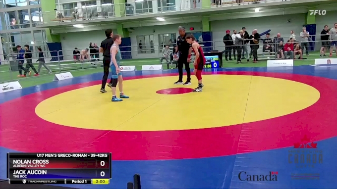 39-42kg Round 1 - Nolan Cross, Alberni Valley WC vs Jack Aucoin, The ROC