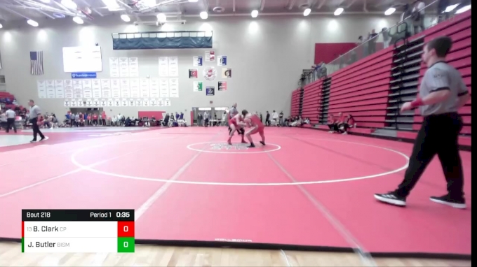 175 lbs Cons. Round 3 - Ben Clark, Crown Point vs Jackson Butler ...