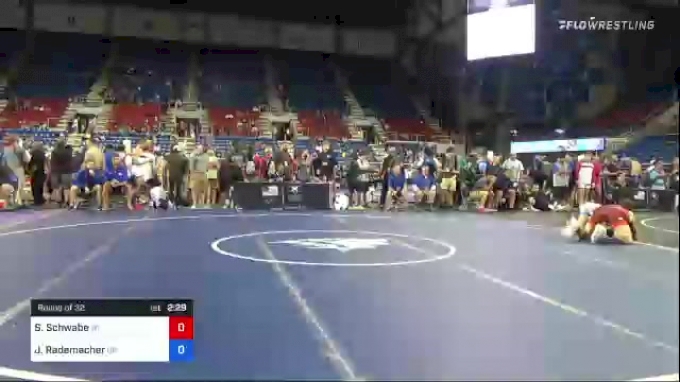 182 lbs Round Of 32 - Samuel Schwabe, Wisconsin vs Justin Rademacher ...