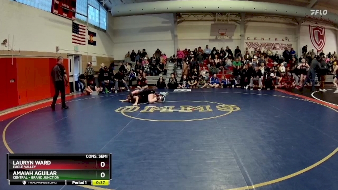 125 lbs Cons. Semi - Lauryn Ward, Eagle Valley vs Amaiah Aguilar ...