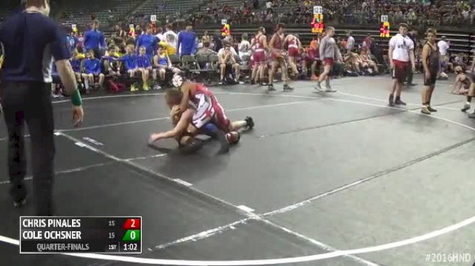 E 112 Quarter-Finals - Chris Pinales, Nebraska Red (E) vs Cole Ochsner ...