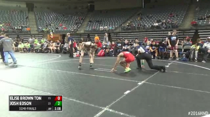 M 125 Semi-Finals - Elise Brown Ton, Best Trained Texas (M) vs Josh ...