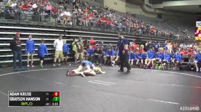 E 95 Consi-Semis - Adam Kruse, Nebraska Blue (E) vs Grayson Hanson ...