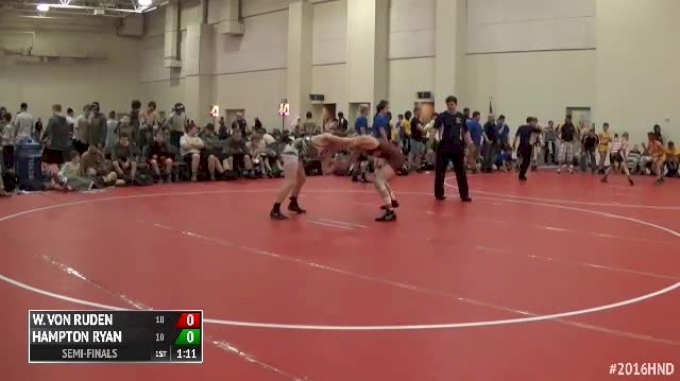 M 125 Semi-Finals - Willie Von Ruden, Minnesota Storm (M) vs Hampton ...